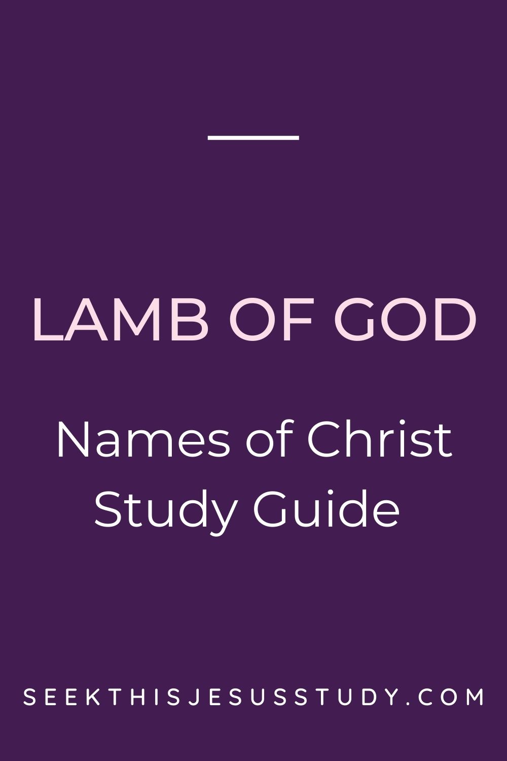 LAMB OF GOD – “Believe On My Name” (PDF) Printable LDS Study Guide ...