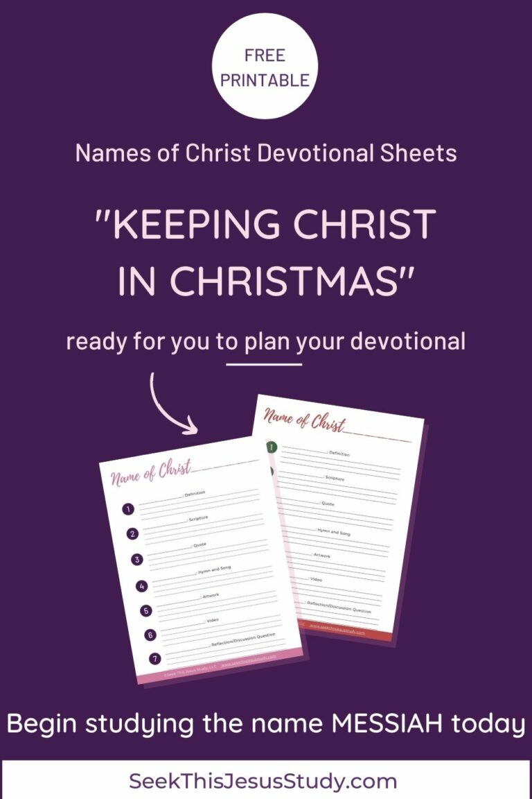 Messiah: “Keeping Christ in Christmas” 2021 Daily Devotional Day 22 ...