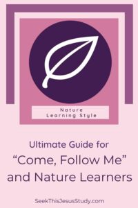 EASY TIPS AND IDEAS FOR NATURE LEARNERS (NATURALISTIC) USING “COME, FOLLOW ME” - Seek This Jesus ...