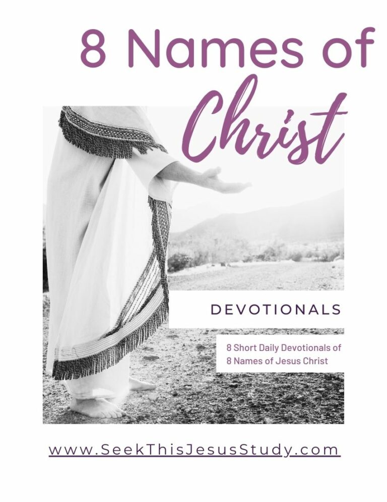 8 Names of Christ LDS Devotionals - Seek This Jesus Study