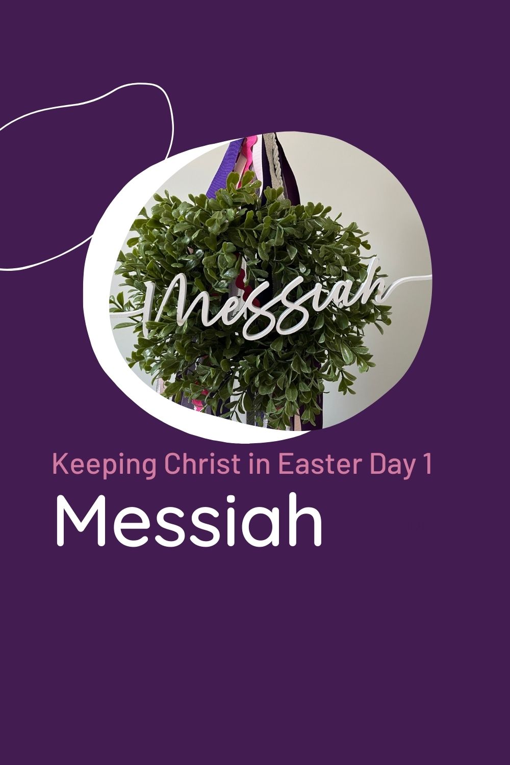 Keeping Christ in Easter: Day 1 of Holy Week- Messiah - Seek This Jesus ...