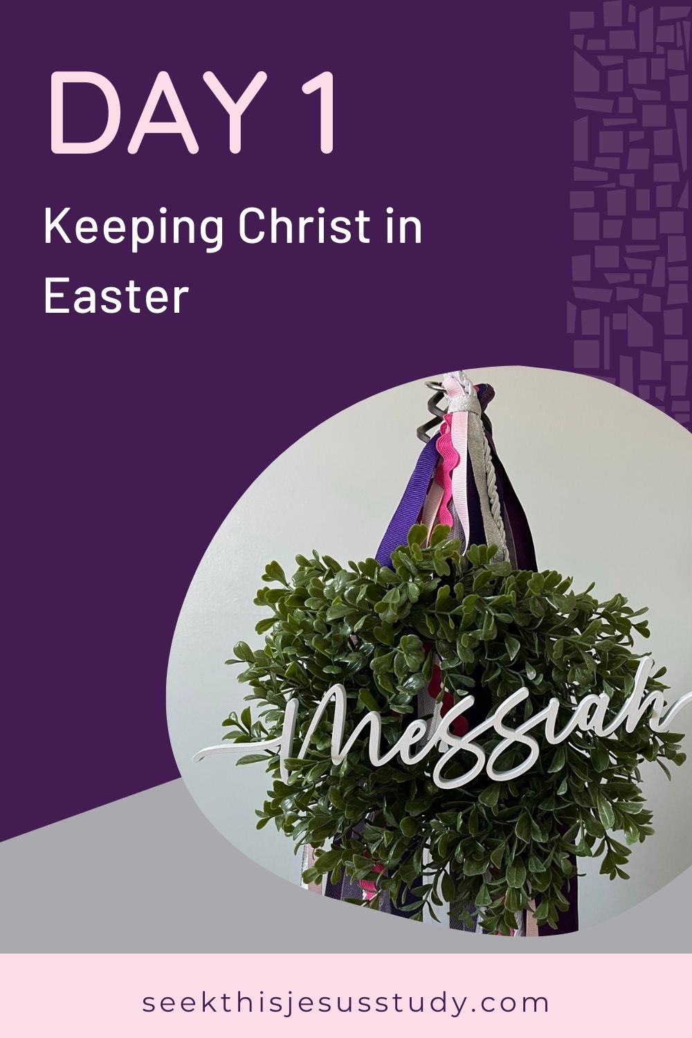 Keeping Christ in Easter: Day 1 of Holy Week- Messiah - Seek This Jesus ...