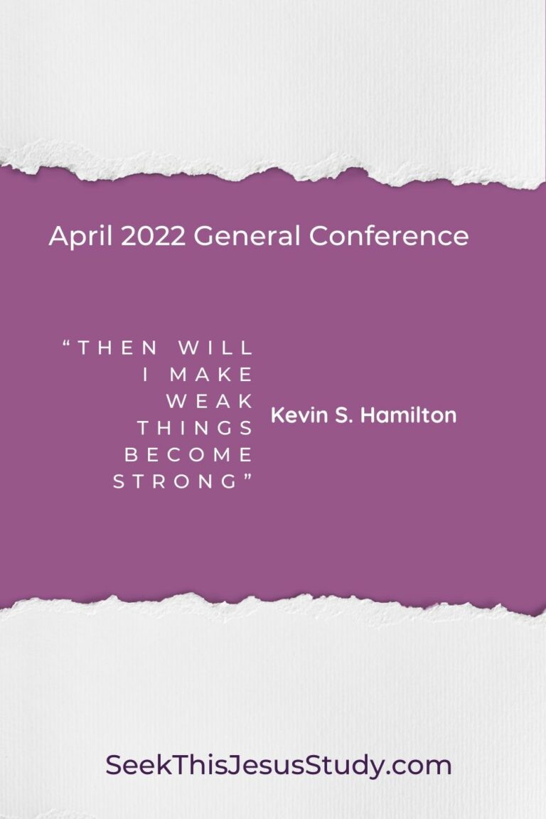 “Then Will I Make Weak Things Become Strong” by Kevin S. Hamilton ...