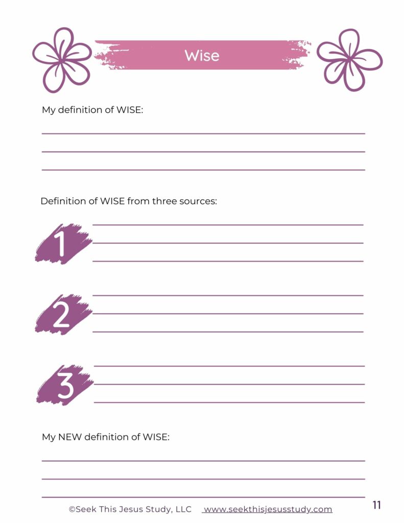 The Wise Woman: Faithful Women of the Old Testament Study Guide - Seek ...