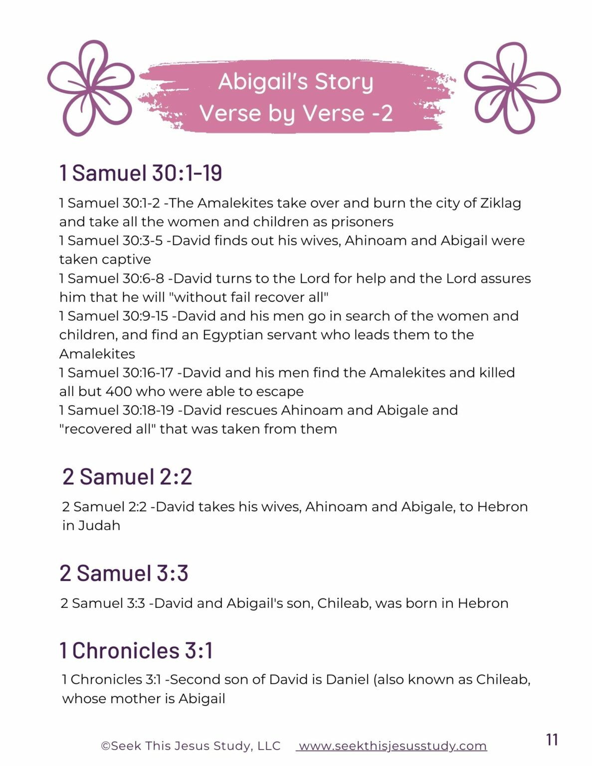 Abigail: Faithful Women of the Old Testament Study Guide - Seek This ...