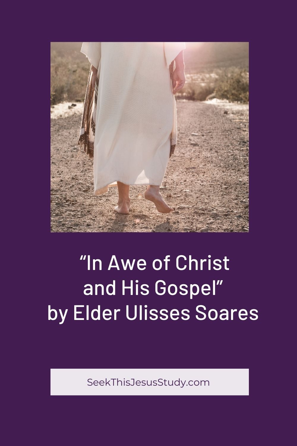 “In Awe of Christ and His Gospel” by Ulisses Soares - Seek This Jesus Study