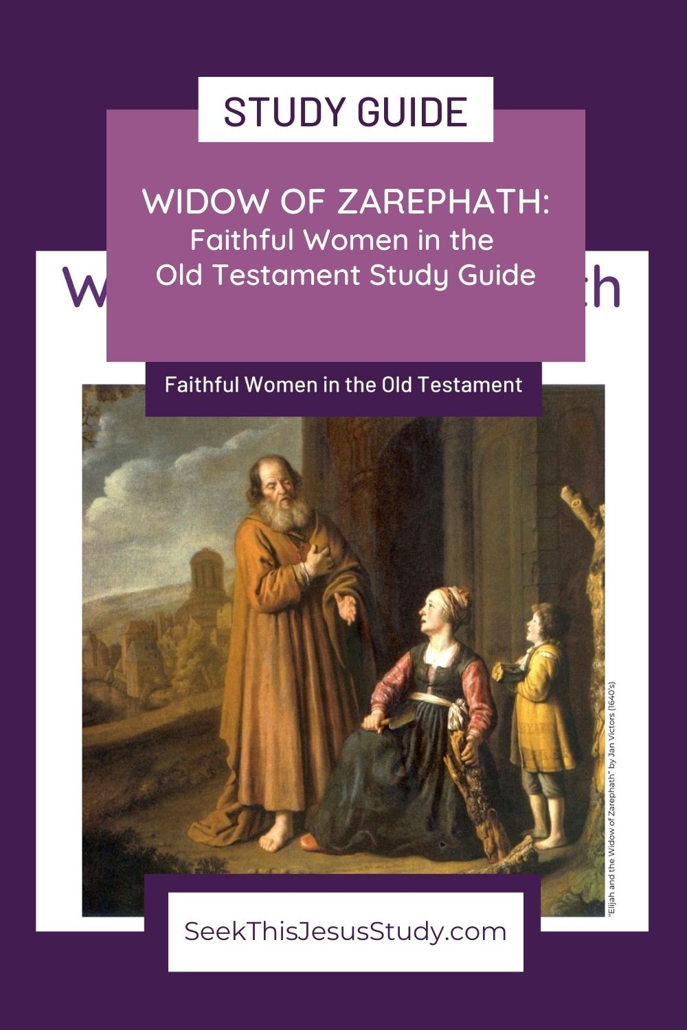 Widow of Zarephath: Faithful Women of the Old Testament Study Guide ...