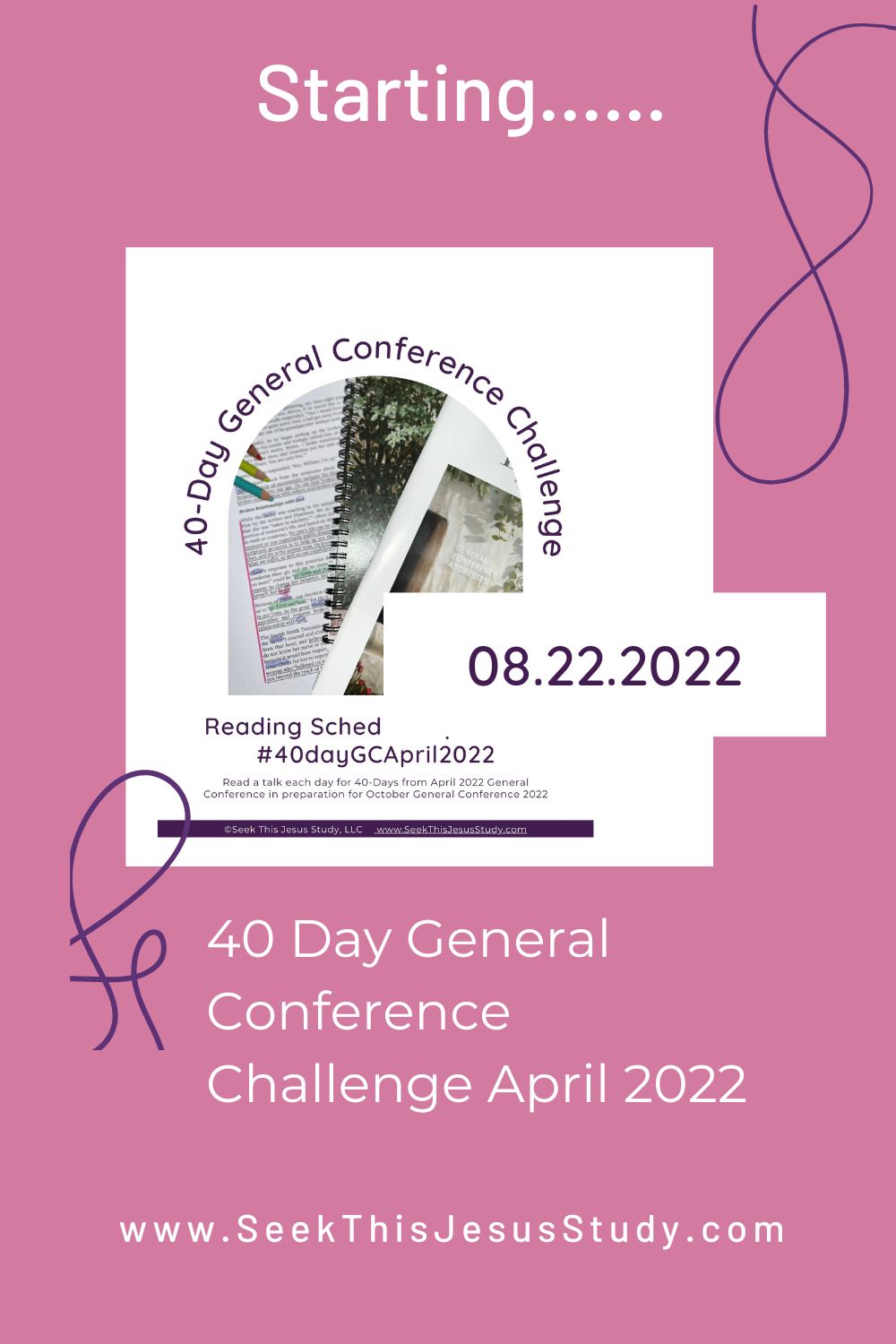 40-Day General Conference Challenge April 2022 Reading Schedule - Seek ...