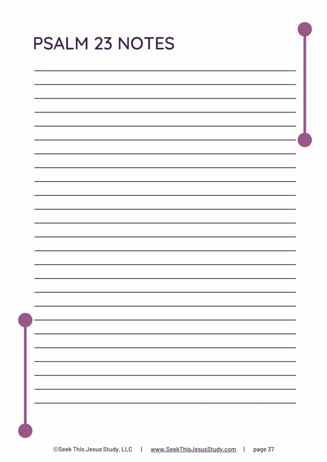 Psalm 23 Learning Styles Study Ideas - Seek This Jesus Study