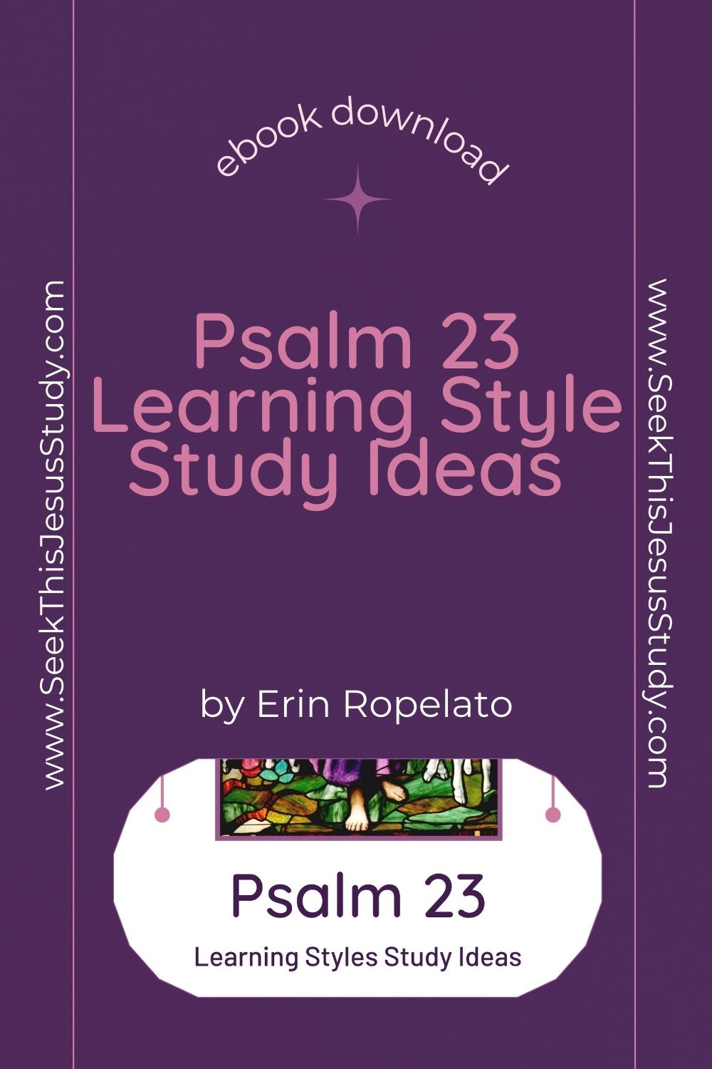Psalm 23 Learning Styles Study Ideas - Seek This Jesus Study