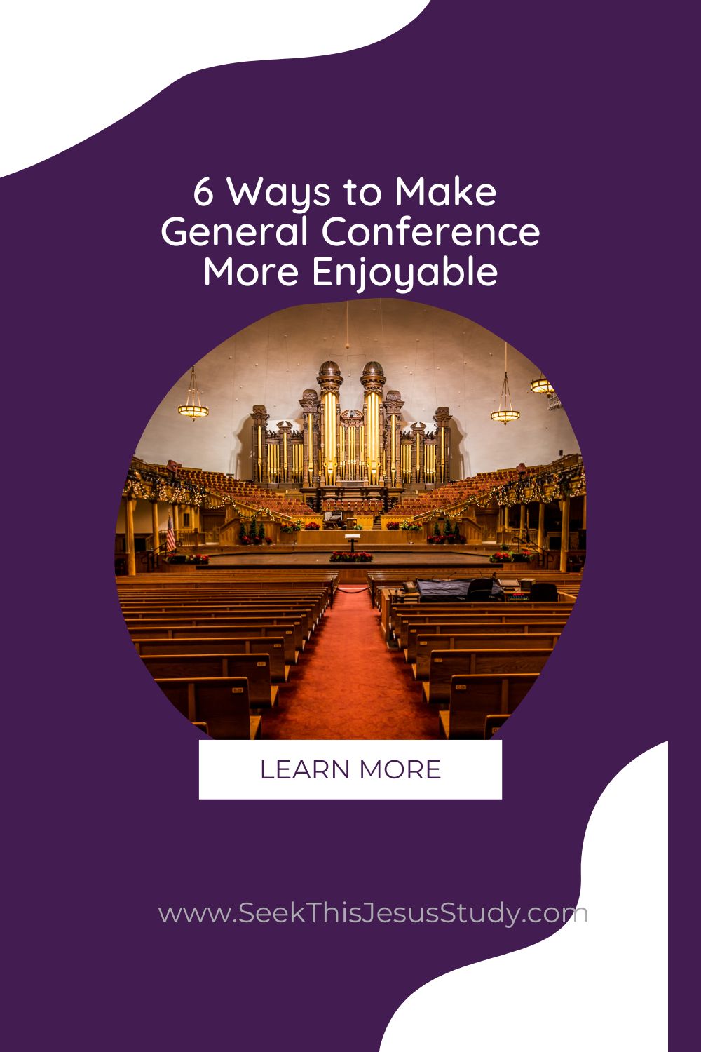 6 Ways to Make General Conference More Enjoyable - Seek This Jesus Study