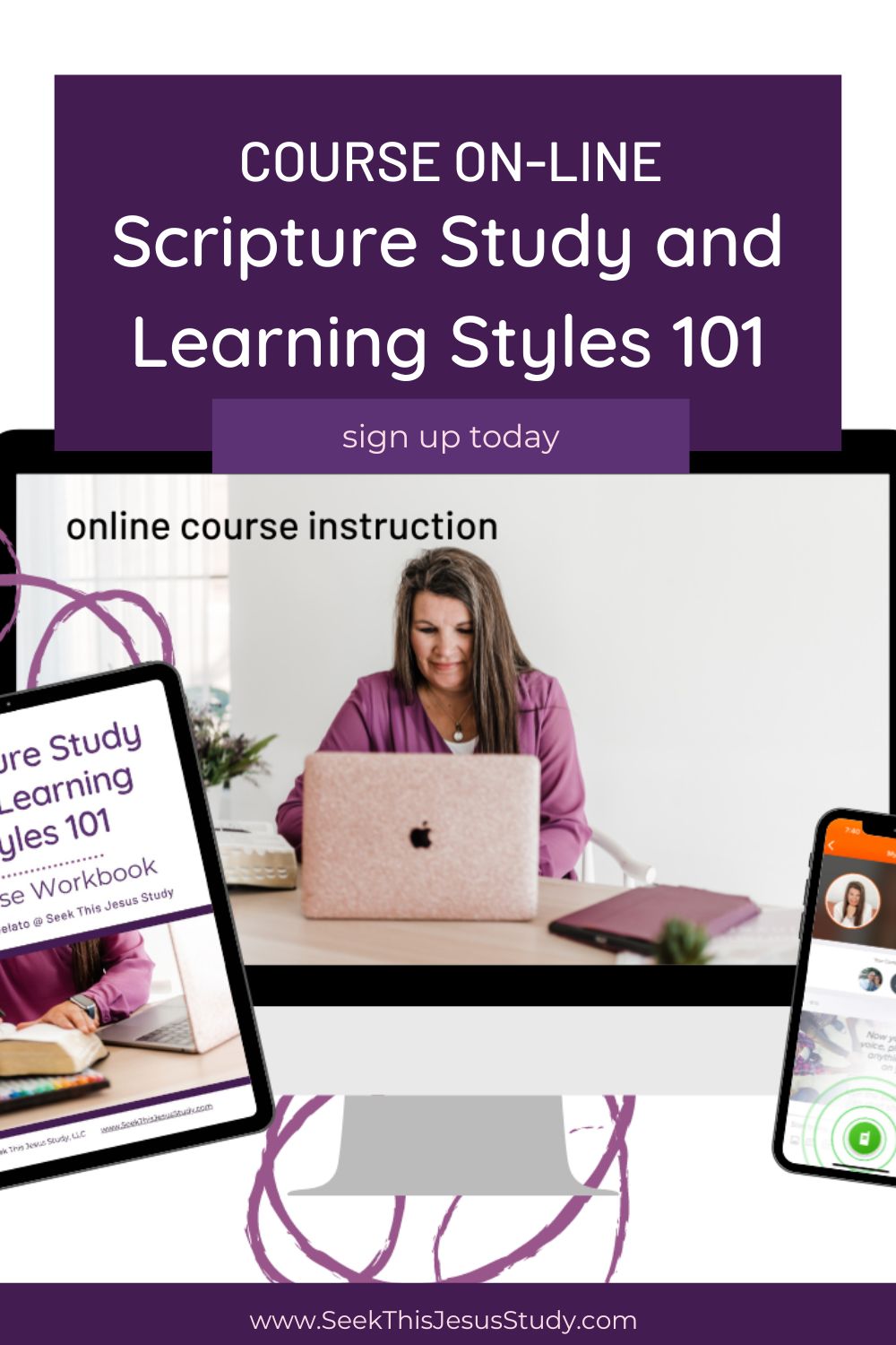 COURSE -Scripture Study and Learning Styles 101 - Seek This Jesus Study