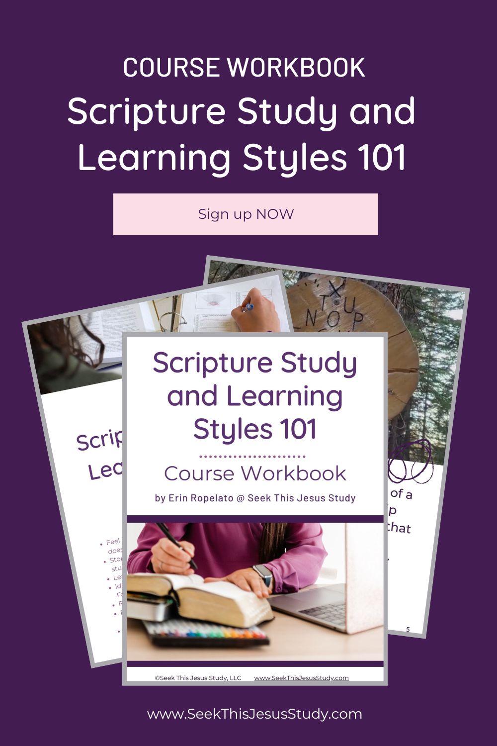 COURSE -Scripture Study and Learning Styles 101 - Seek This Jesus Study