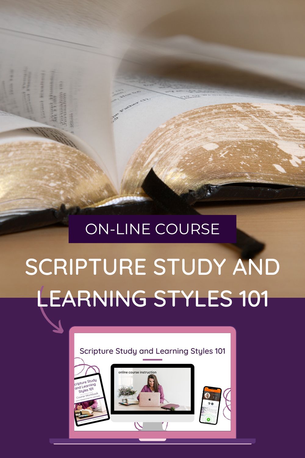 COURSE -Scripture Study and Learning Styles 101 - Seek This Jesus Study