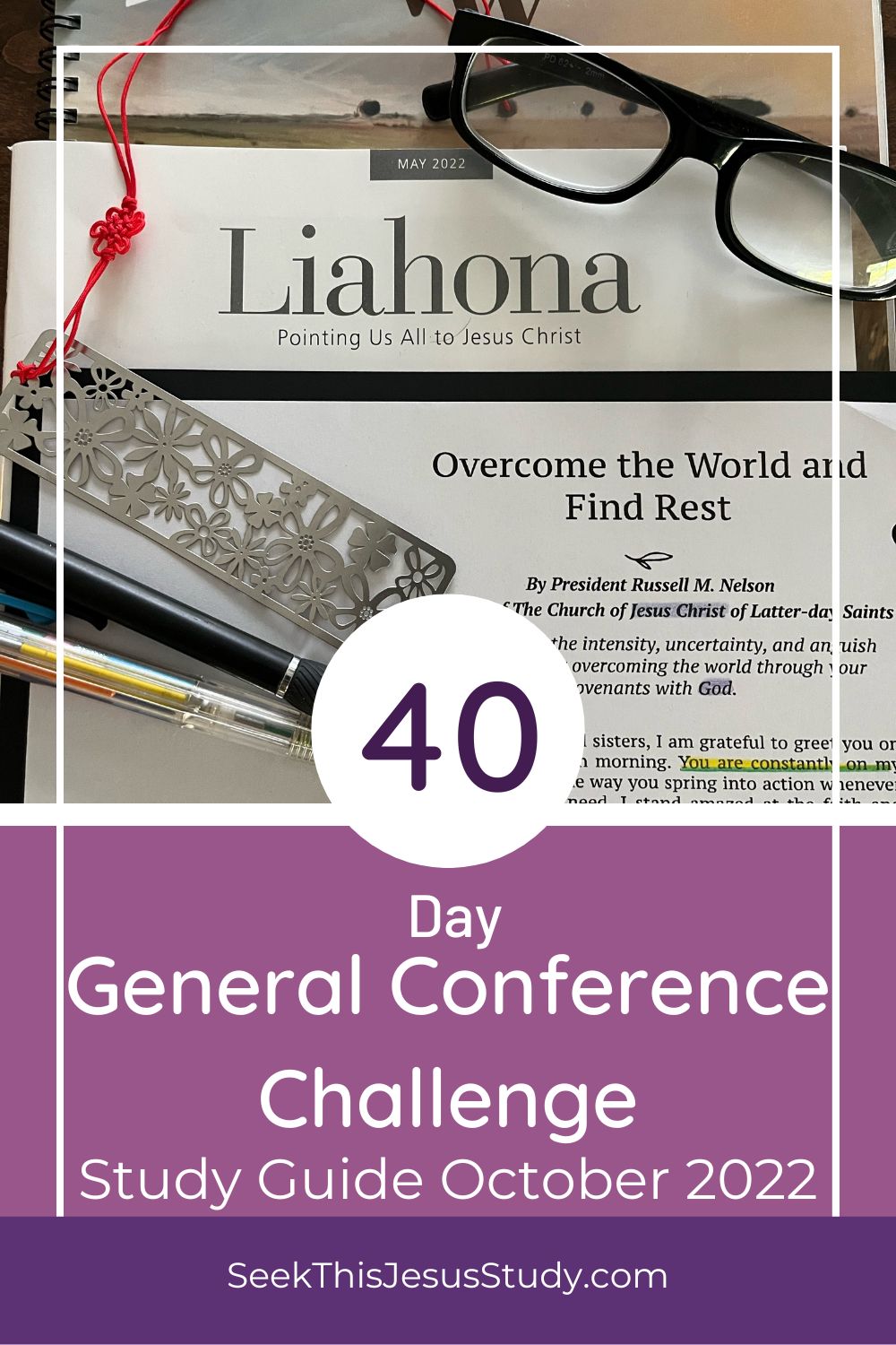 40-Day General Conference Study Guide-October 2022 - Seek This Jesus Study
