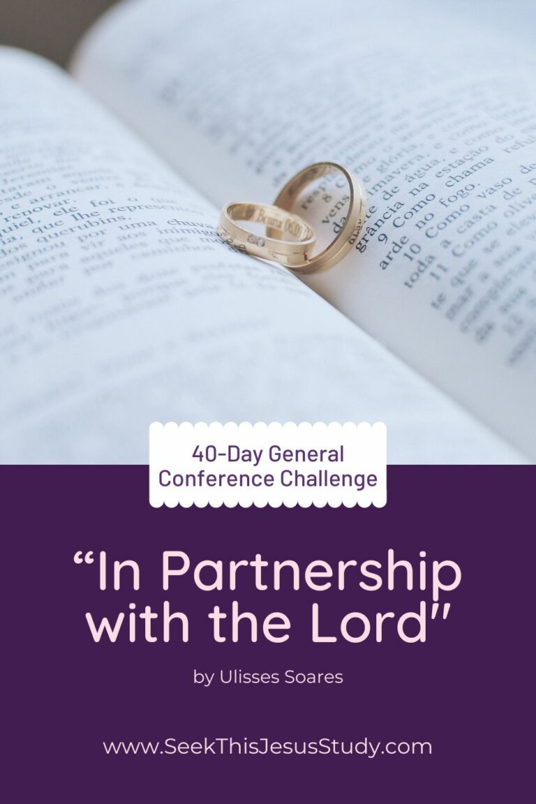 “In Partnership with the Lord” by Ulisses Soares - Seek This Jesus Study