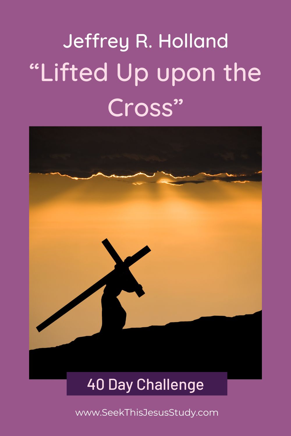 “Lifted Up upon the Cross” by Jeffrey R. Holland - Seek This Jesus Study