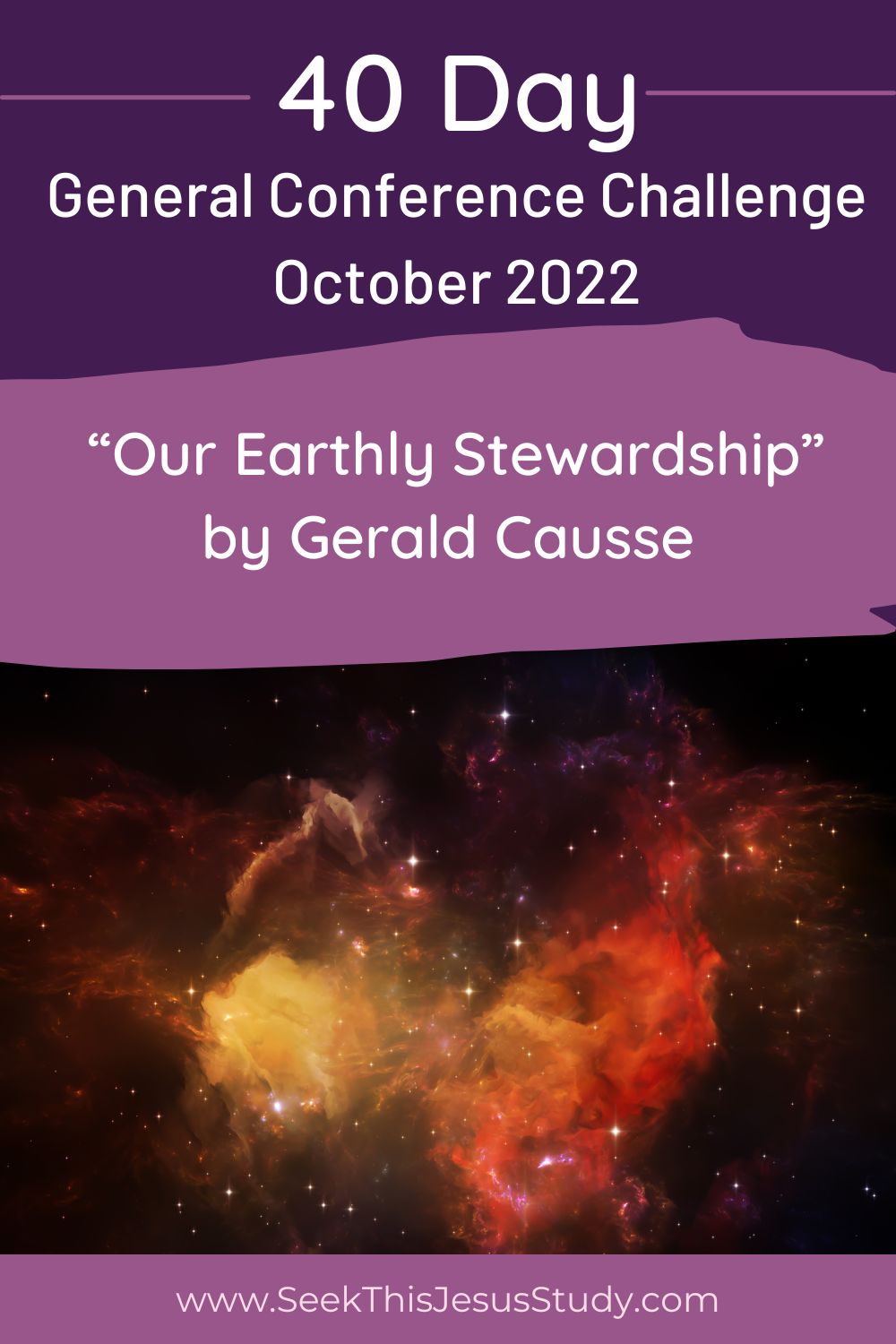 “Our Earthly Stewardship” by Gerald Causse - Seek This Jesus Study