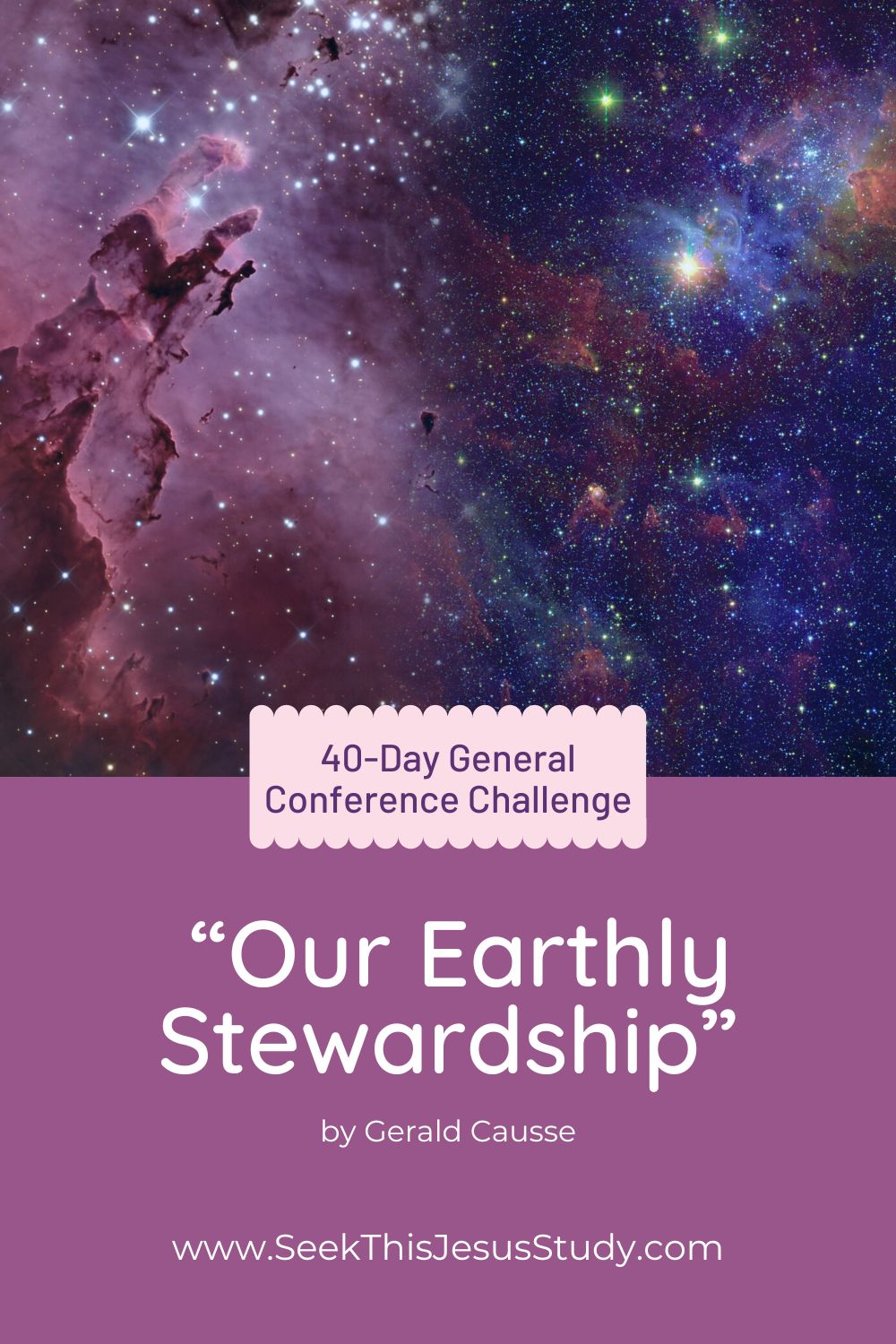 “Our Earthly Stewardship” by Gerald Causse - Seek This Jesus Study