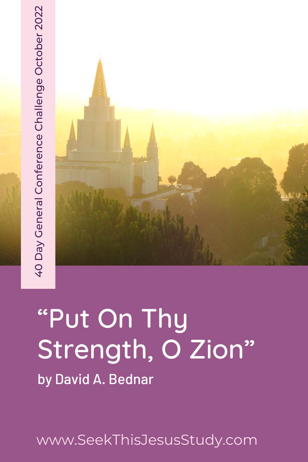 “Put On Thy Strength, O Zion” by David A. Bednar - Seek This Jesus Study