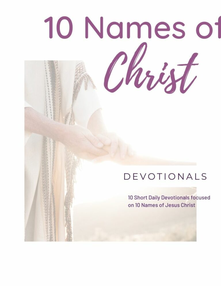 10 Names of Christ LDS Devotionals - Seek This Jesus Study
