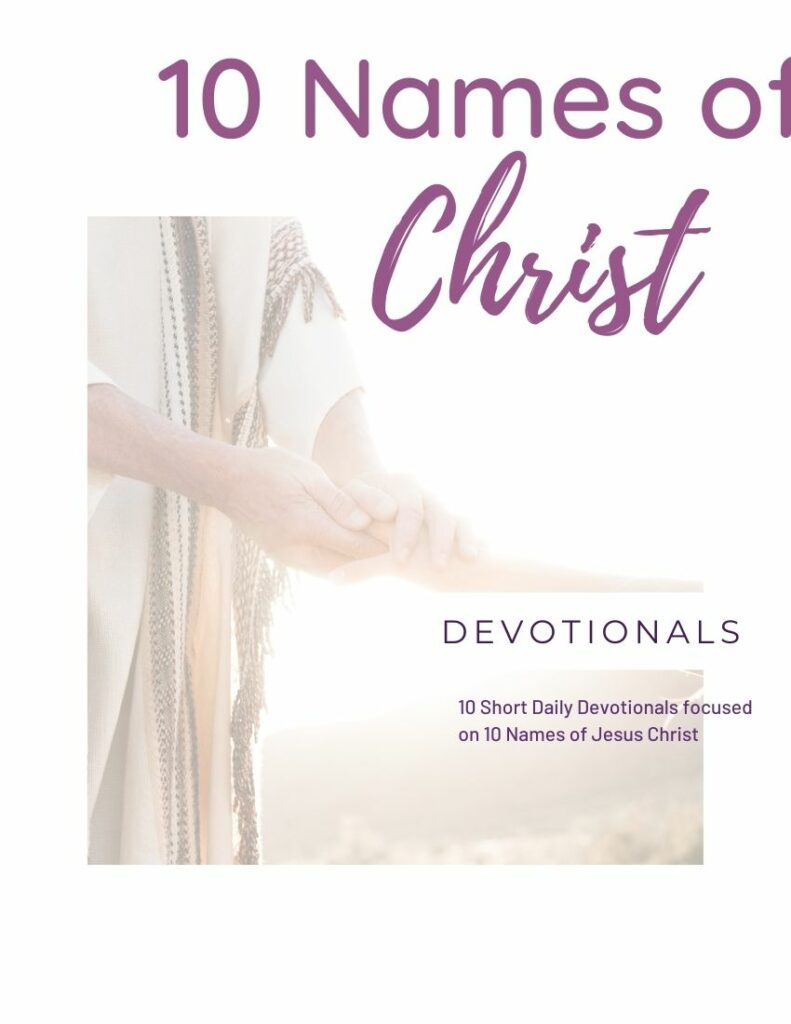 10 Names of Christ LDS Devotionals - Seek This Jesus Study