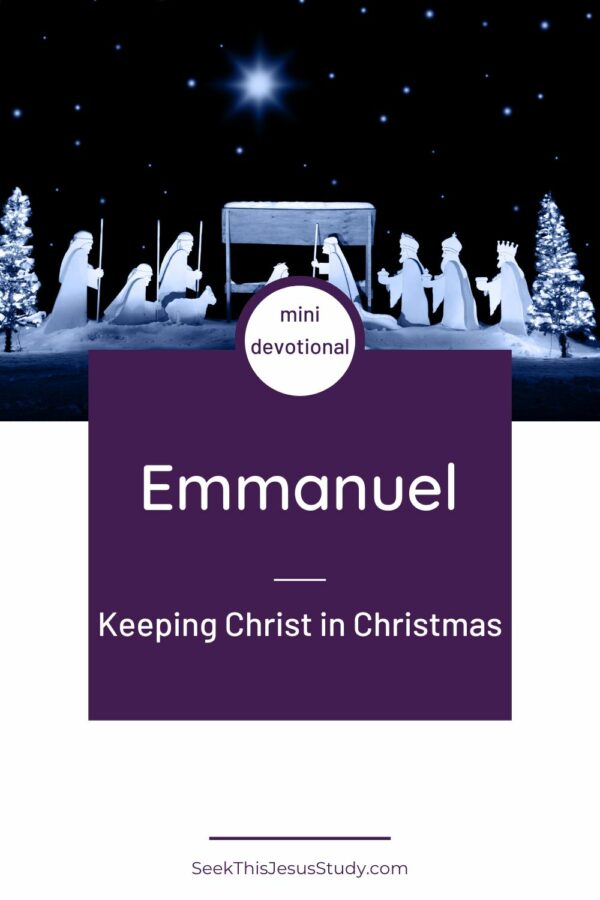 Emmanuel: Keeping Christ in Christmas Day #12 - Seek This Jesus Study