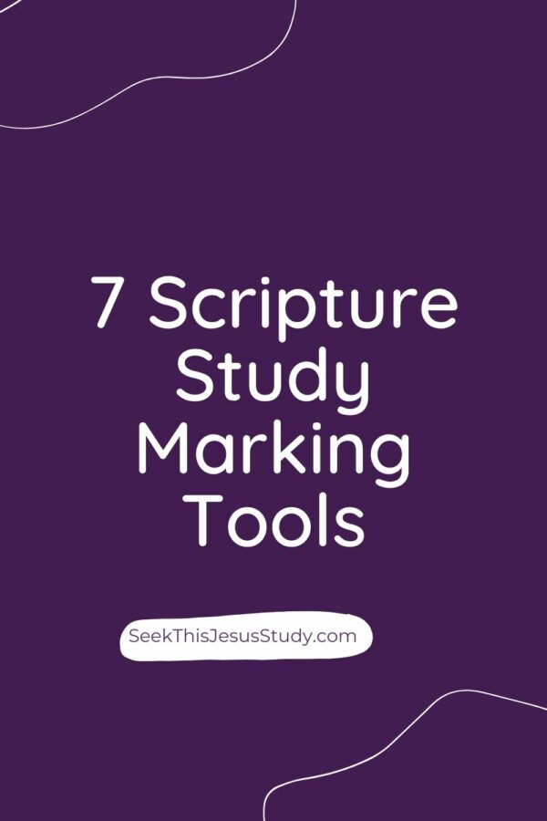 7 Favorite Scripture Study Tools - Seek This Jesus Study