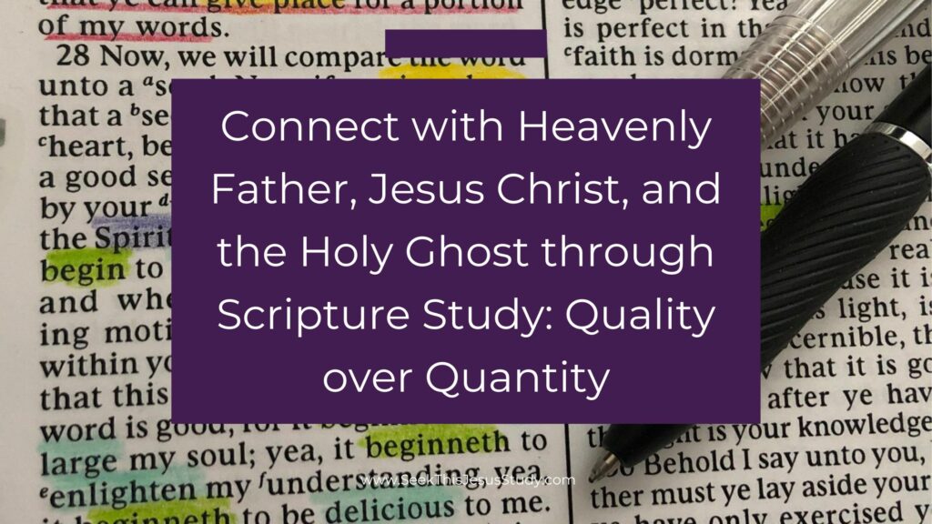 Connect with Heavenly Father, Jesus Christ, and the Holy Ghost through ...