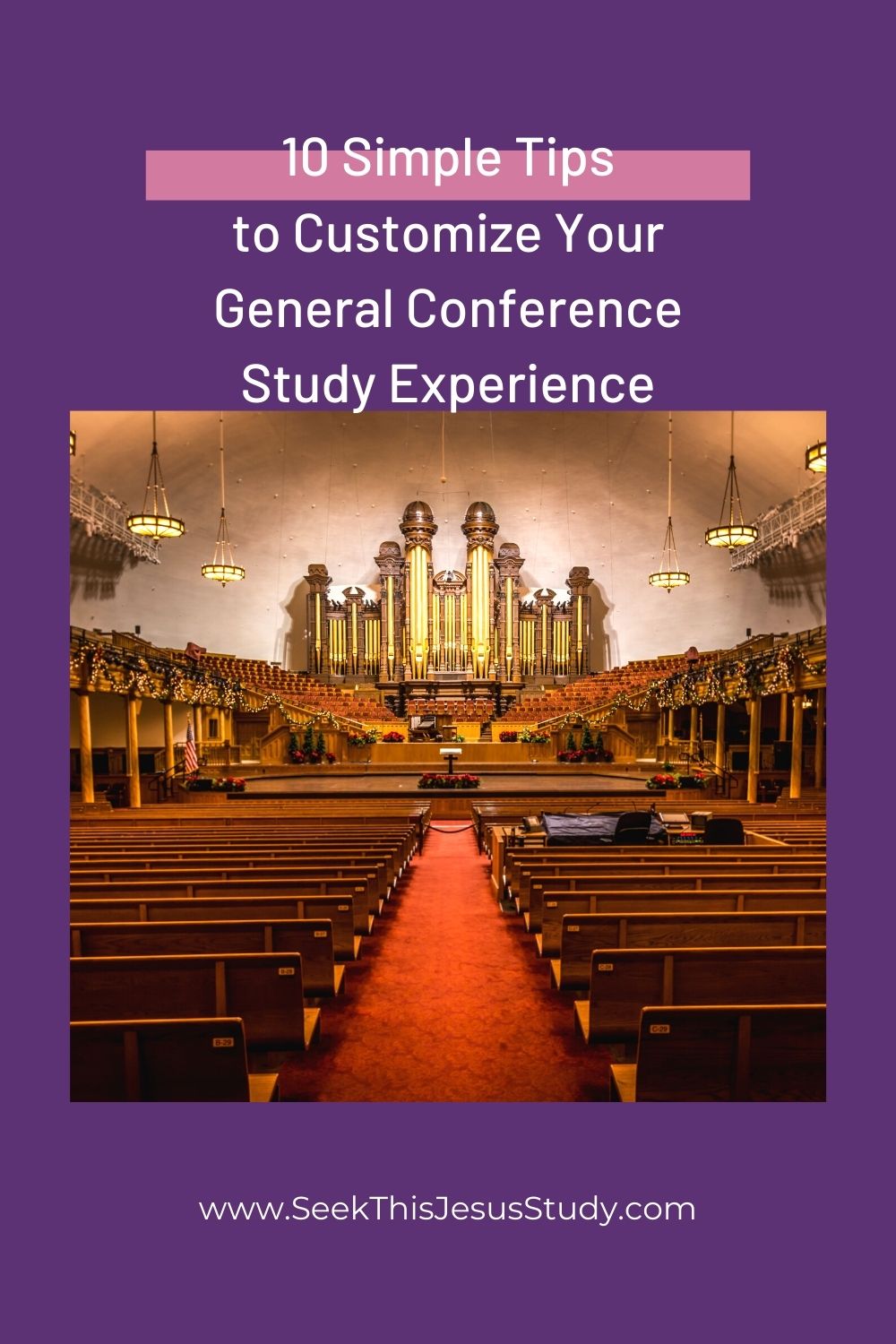 Customizing Your Spiritual Experience: The 40-Day General Conference ...