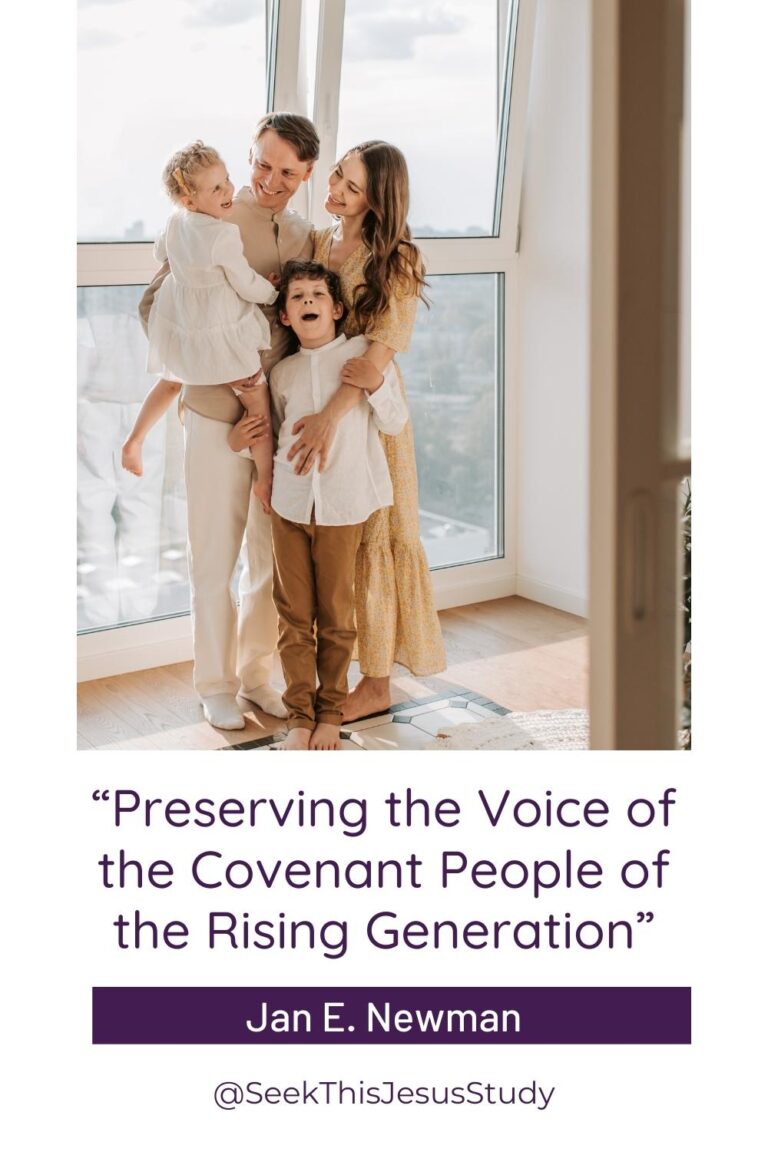 “Preserving the Voice of the Covenant People of the Rising Generation ...
