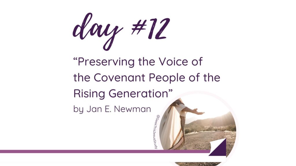 “Preserving the Voice of the Covenant People of the Rising Generation ...