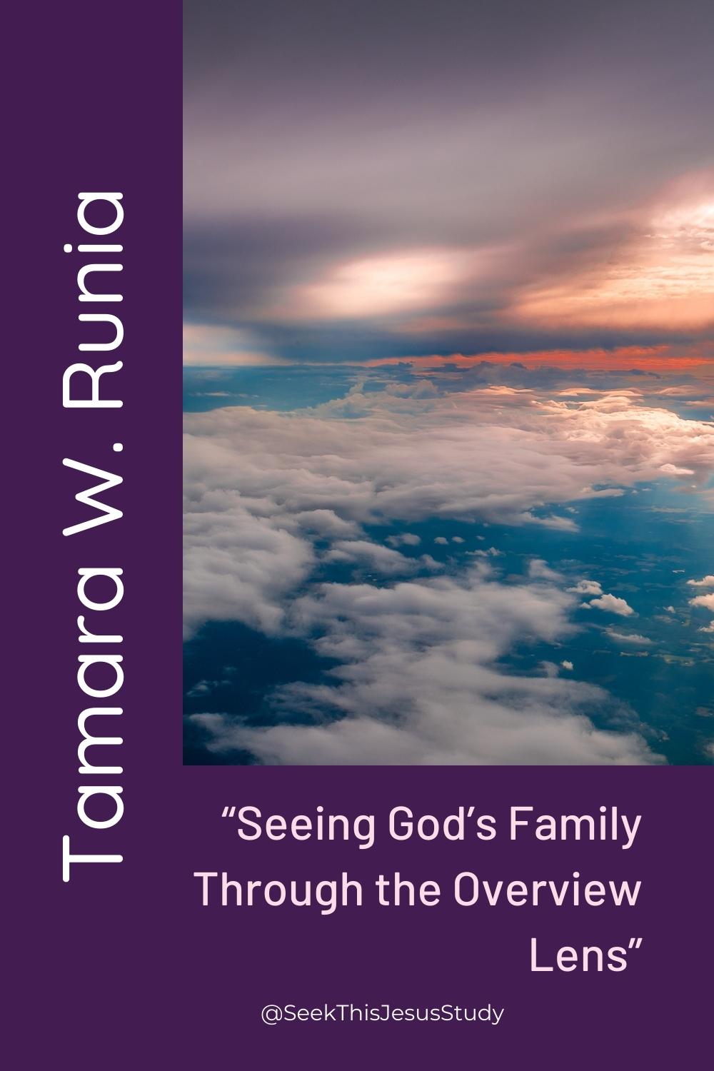 “Seeing God’s Family Through the Overview Lens” by Tamara W. Runia ...