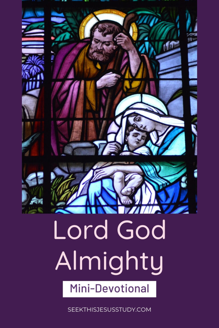 Lord God Almighty: Name of Christ Devotional to Keep Christ in ...