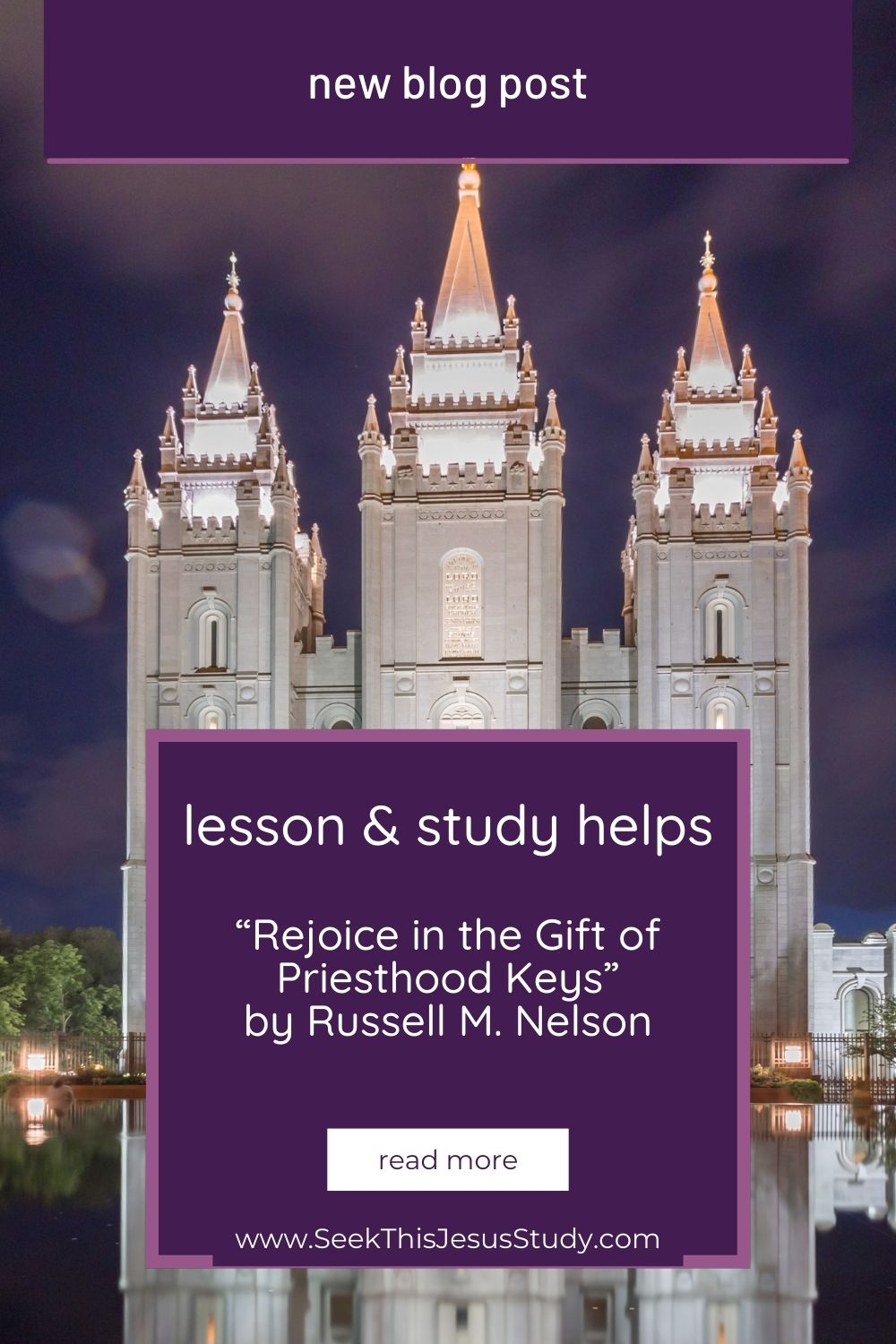 “Rejoice in the Gift of Priesthood Keys” by Russell M. Nelson - Seek ...