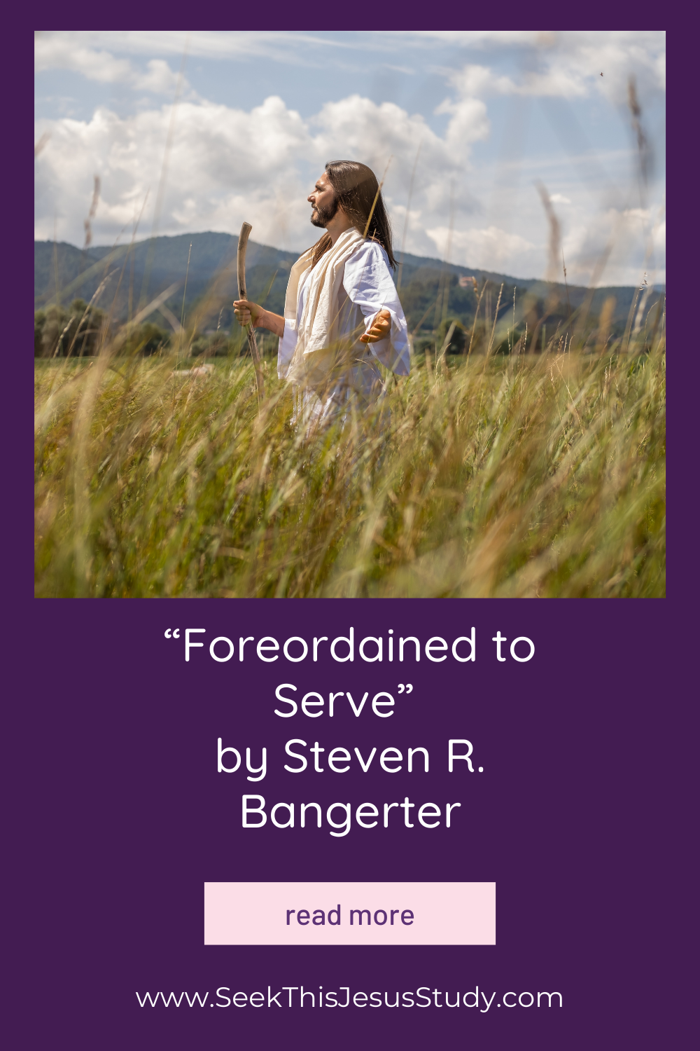 “Foreordained to Serve” by Steven R. Bangerter - Seek This Jesus Study