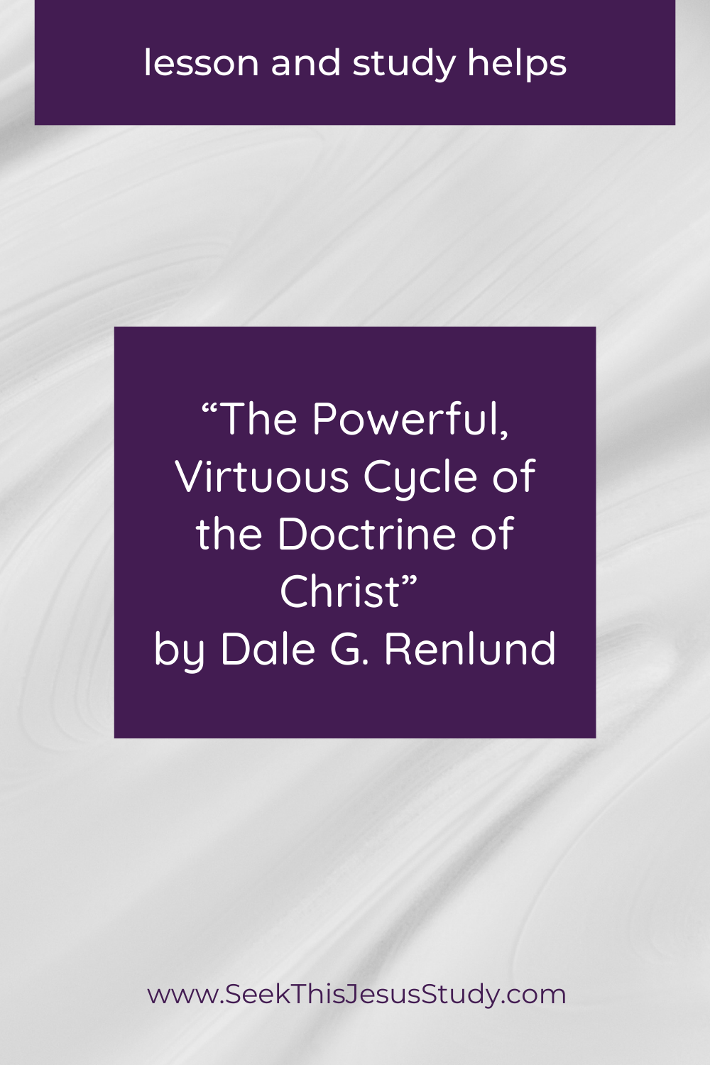 “The Powerful, Virtuous Cycle of the Doctrine of Christ” by Dale G ...