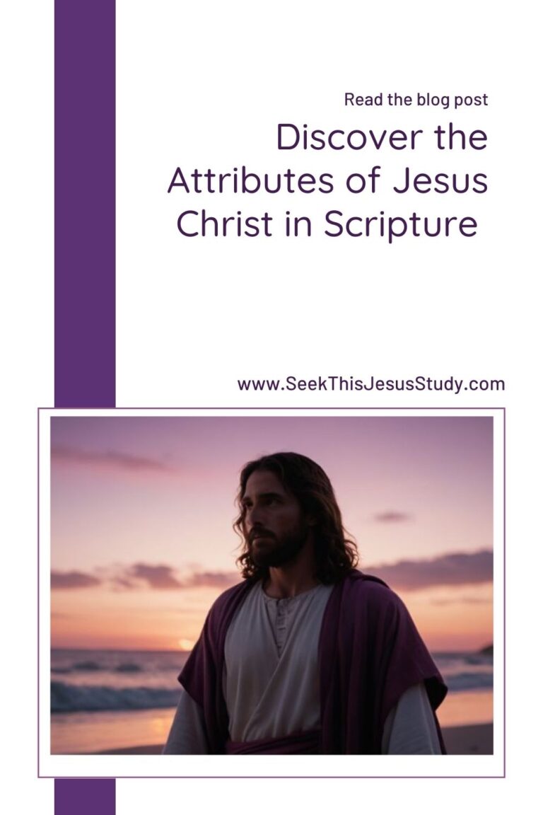 10 Simple Ways to Discover the Attributes of Jesus Christ in Scripture ...