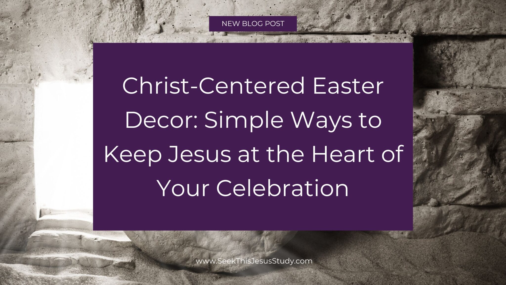 Keeping Christ in Easter: Day 1 of Holy Week- Messiah - Seek This Jesus ...
