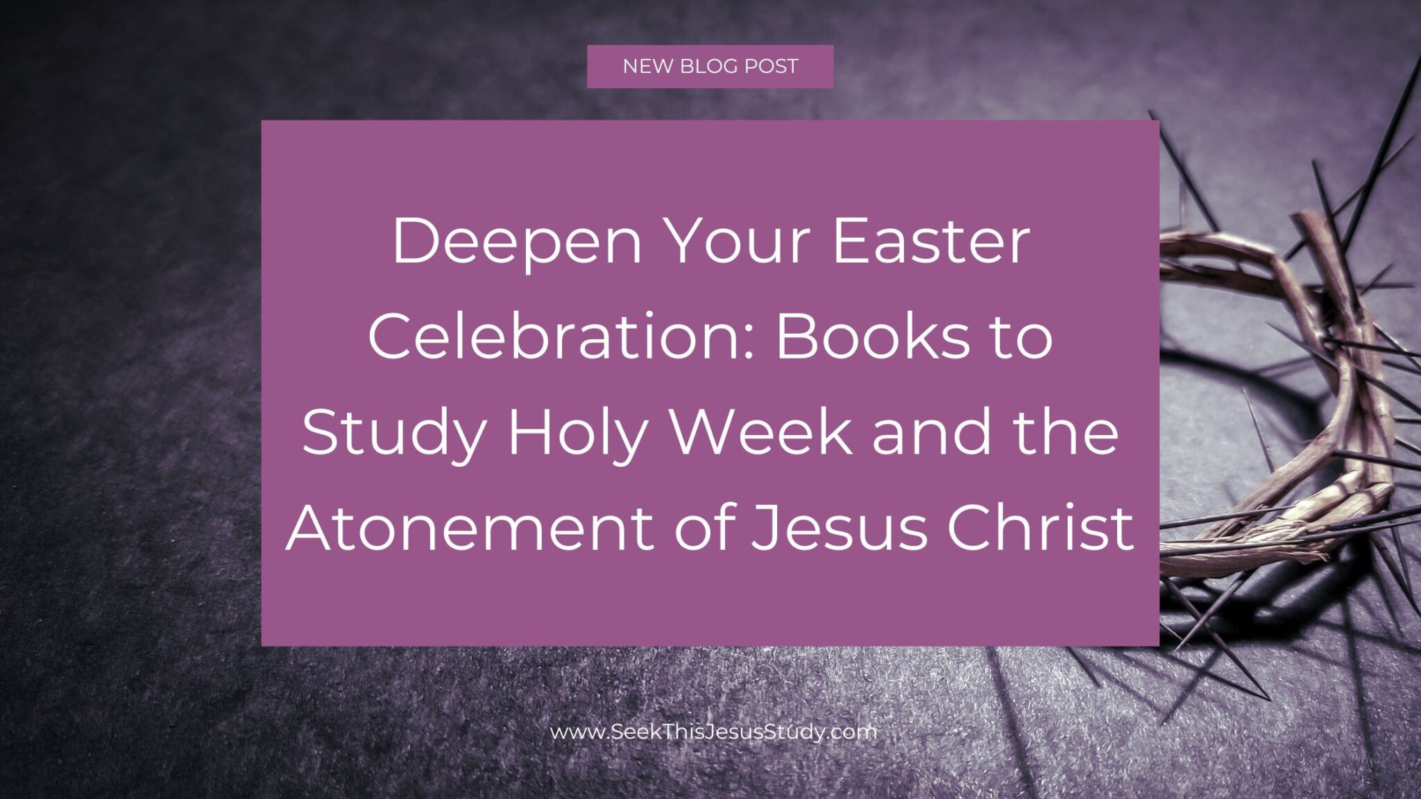 Keeping Christ in Easter: Day 1 of Holy Week- Messiah - Seek This Jesus ...