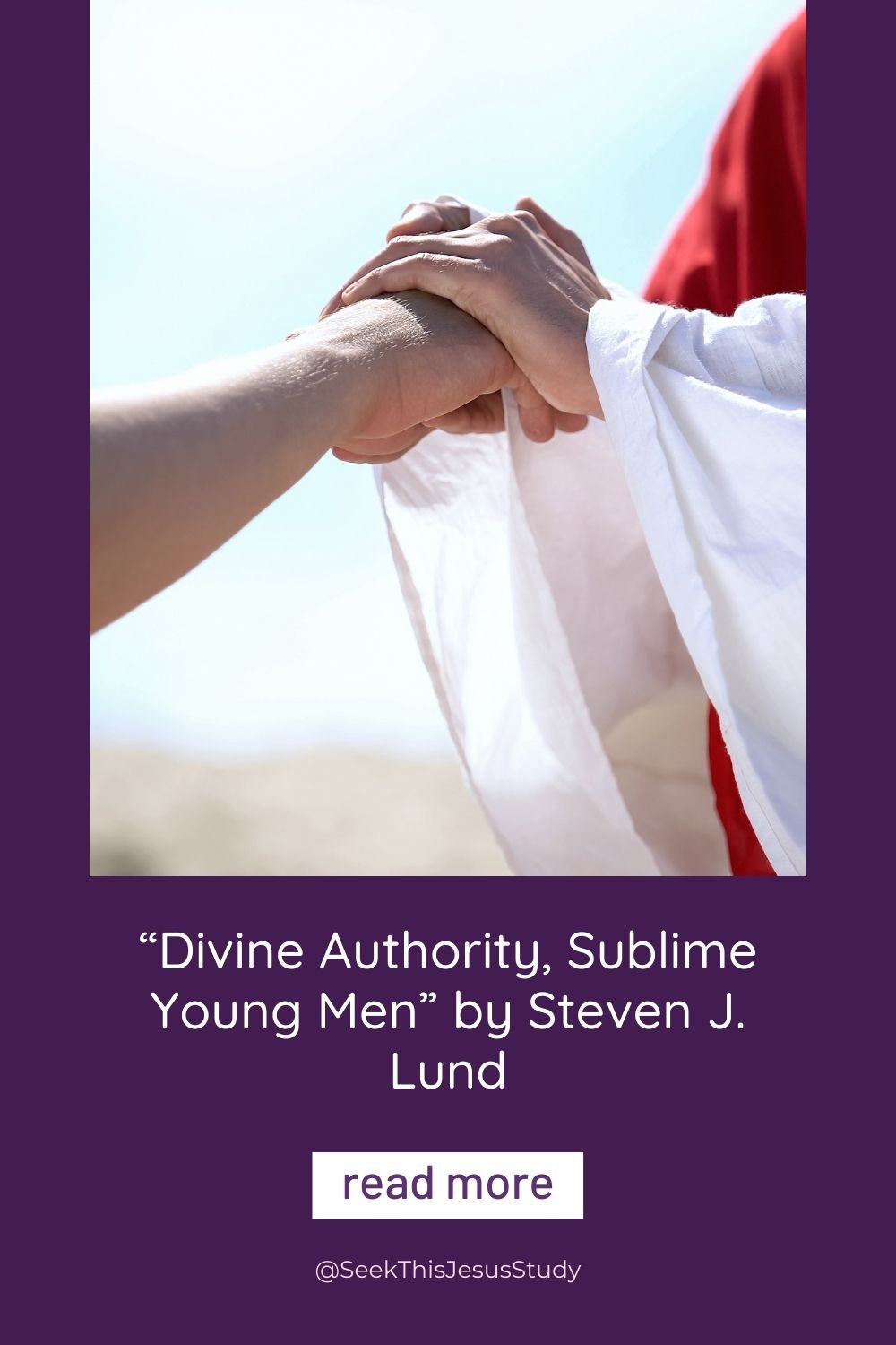 “Divine Authority, Sublime Young Men” by Steven J. Lund - Seek This ...