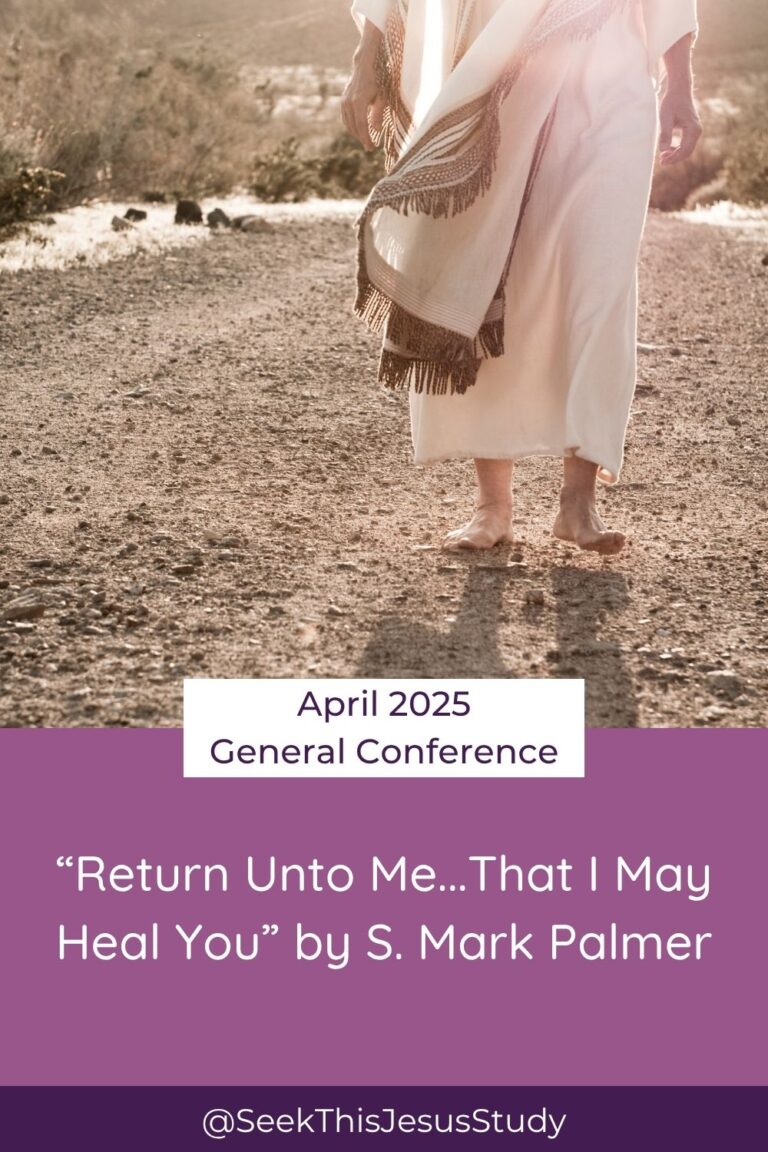 “Return Unto Me…That I May Heal You” by S. Mark Palmer - Seek This ...