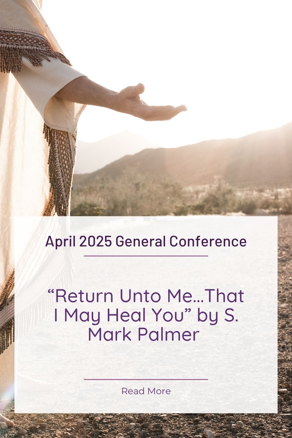 “Return Unto Me…That I May Heal You” by S. Mark Palmer - Seek This ...