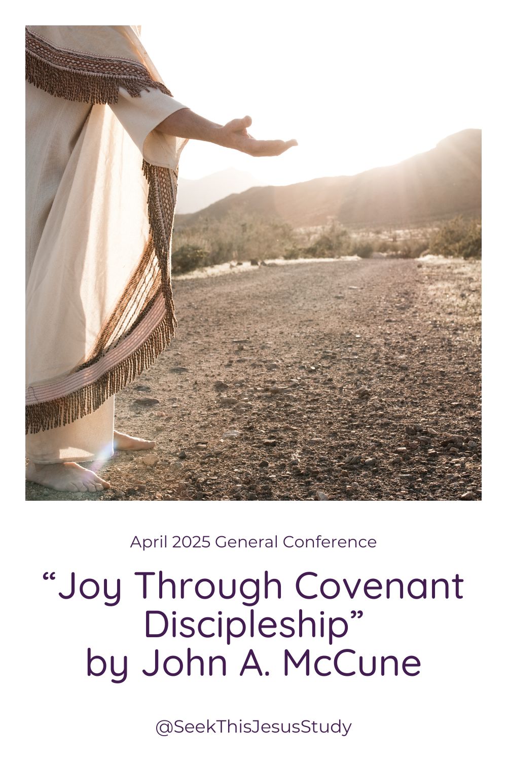 “Joy Through Covenant Discipleship” by John A. McCune - Seek This Jesus ...